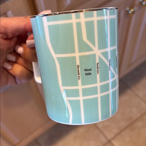 Tiffany & Co. | Kitchen | Tiffany Map Design Mug | Poshmark